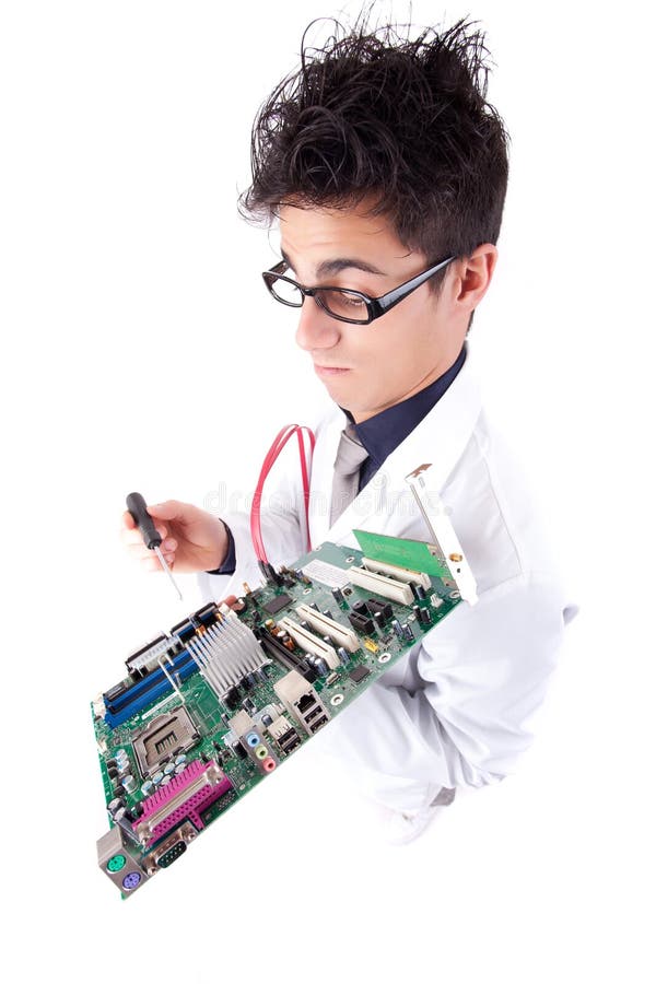 Computer Engineer stock photo. Image of industry, chip - 24318914