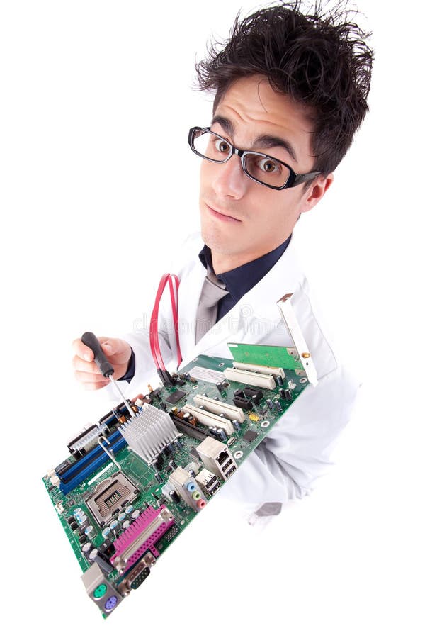 Computer Engineer stock image. Image of equipment, disk - 24318883