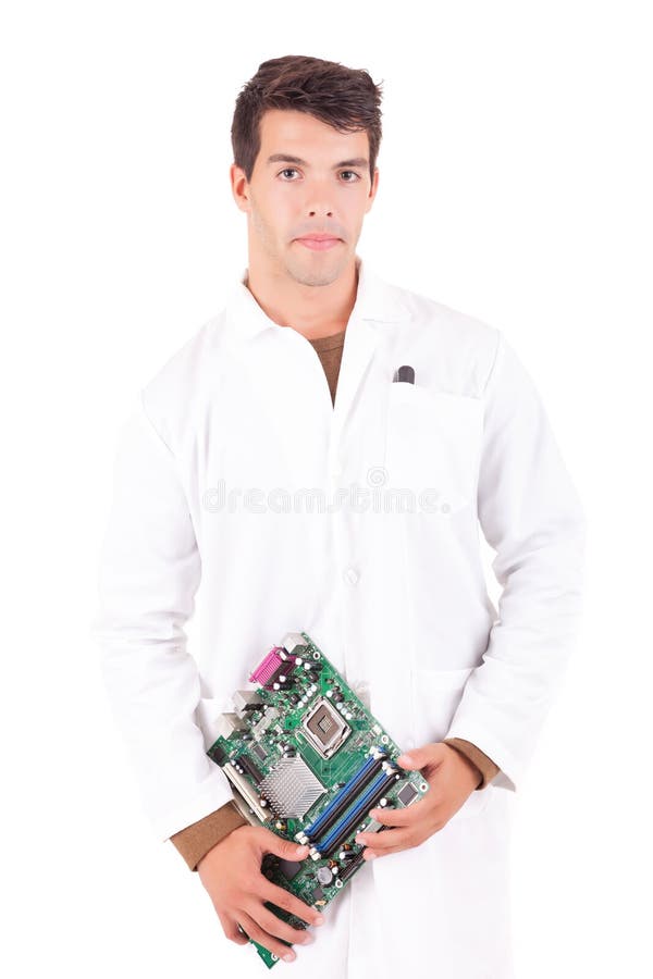 Computer engineer stock image. Image of improvement, electrician - 31311435
