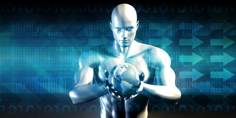 Computer Engineering stock illustration. Illustration of futuristic ...