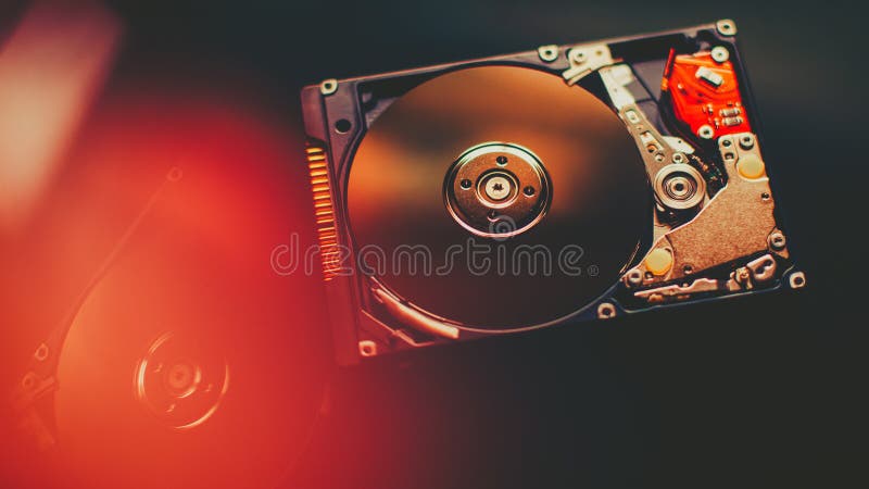 Computer Engineering Technology Hdd Lens Flare Stock Image - Image of ...