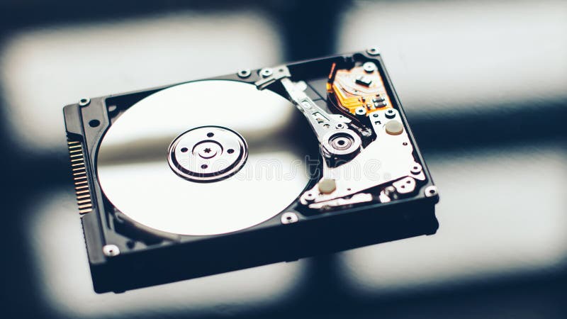 Computer Engineering Technology Open Hdd Component Stock Photo - Image ...
