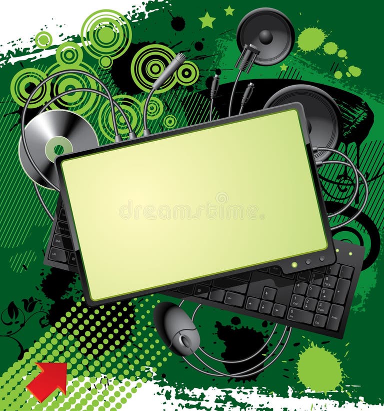 Border Computer Keyboard Stock Illustrations – 1,082 Border Computer ...
