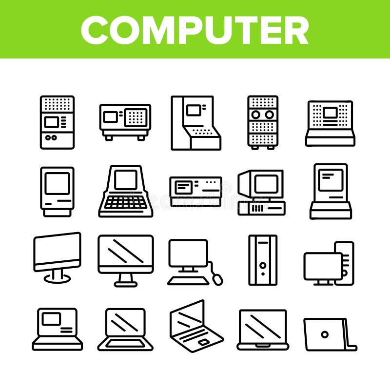 Programming Coding Editable Line Icons 100 Vector Set Collection Programming Coding Black