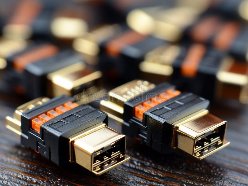 Computer Equipment Data Cable Technology Illustration Stock ...