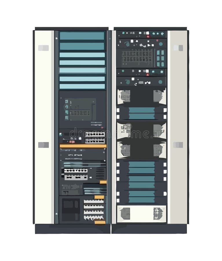 Computer Equipment Industry Orders Technology Equipment Stock Vector ...