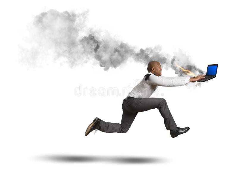 Computer error stock photo. Image of attack, nerd, internet - 37963298