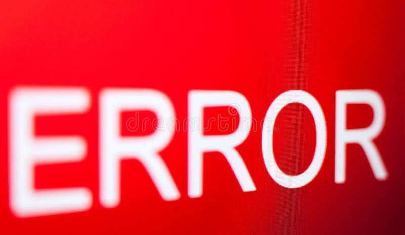 Computer error stock image. Image of breakage, language - 179761647