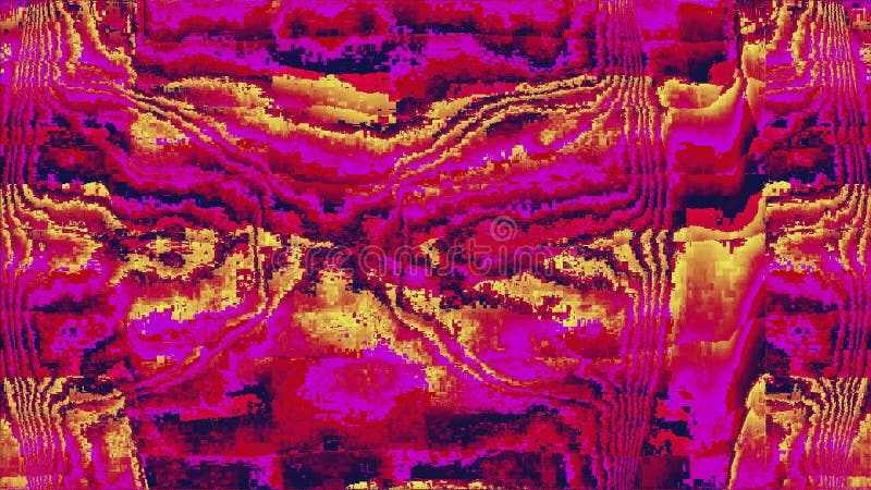 Computer Error Effect Dynamic Cyberpunk Trendy Glittering Background ...