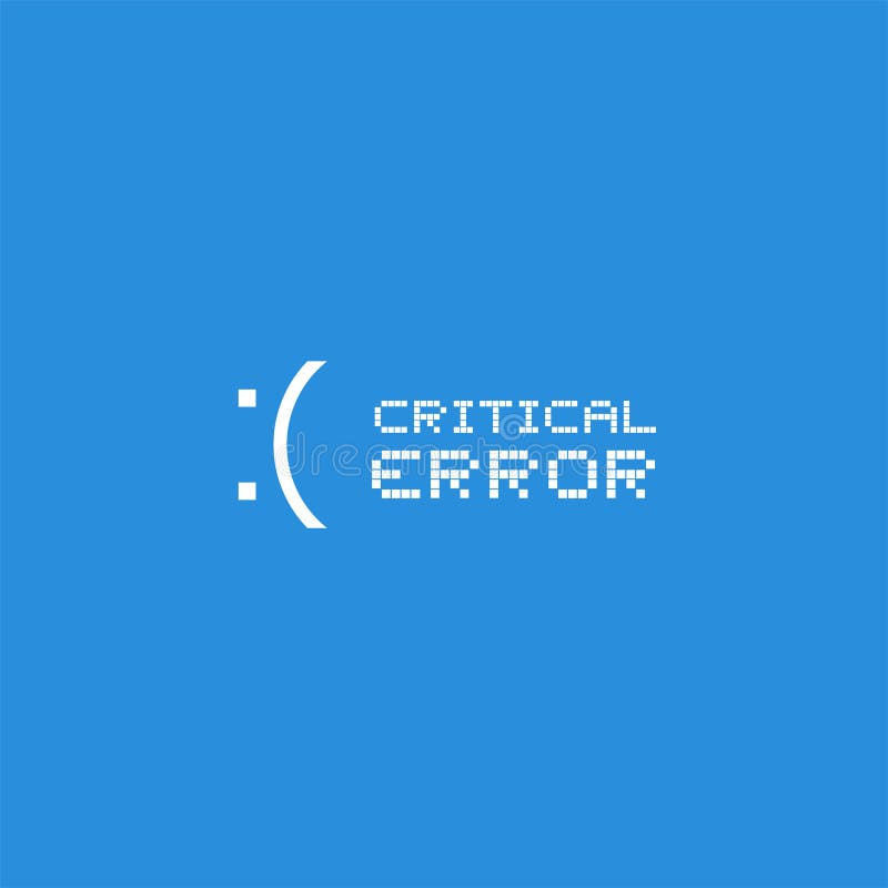 Computer error stock vector. Illustration of computer - 39539399 Computer error stock vector. Illustration of computer - 39539399
