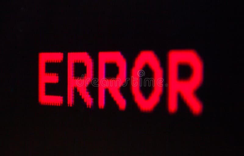 Computer error stock image. Image of monitor, crash - 172547551
