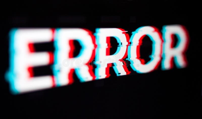 Computer error stock image. Image of data, computer - 184179305