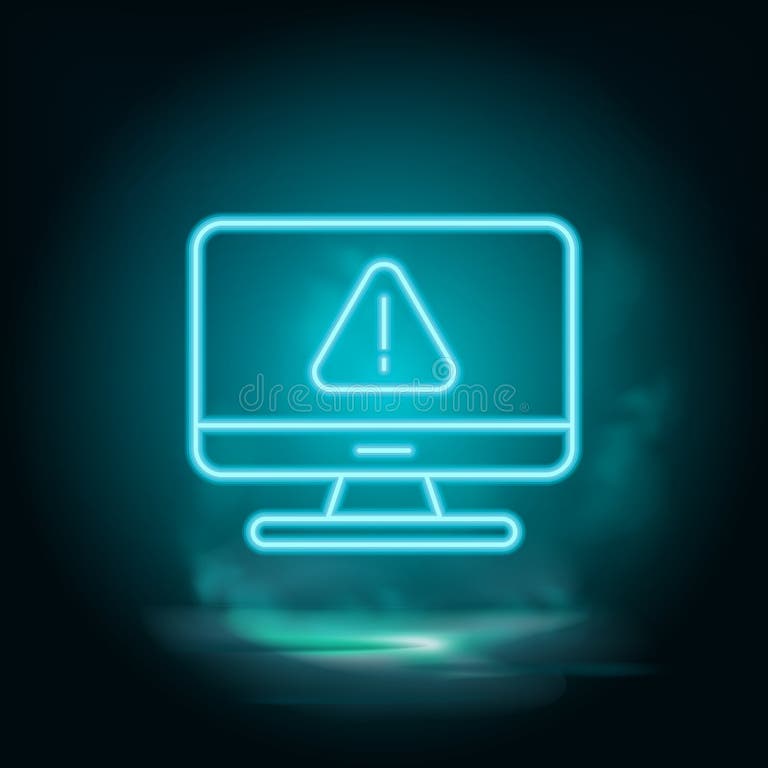 Neon Computer Icon Set Stock Illustrations – 13,316 Neon Computer Icon ...