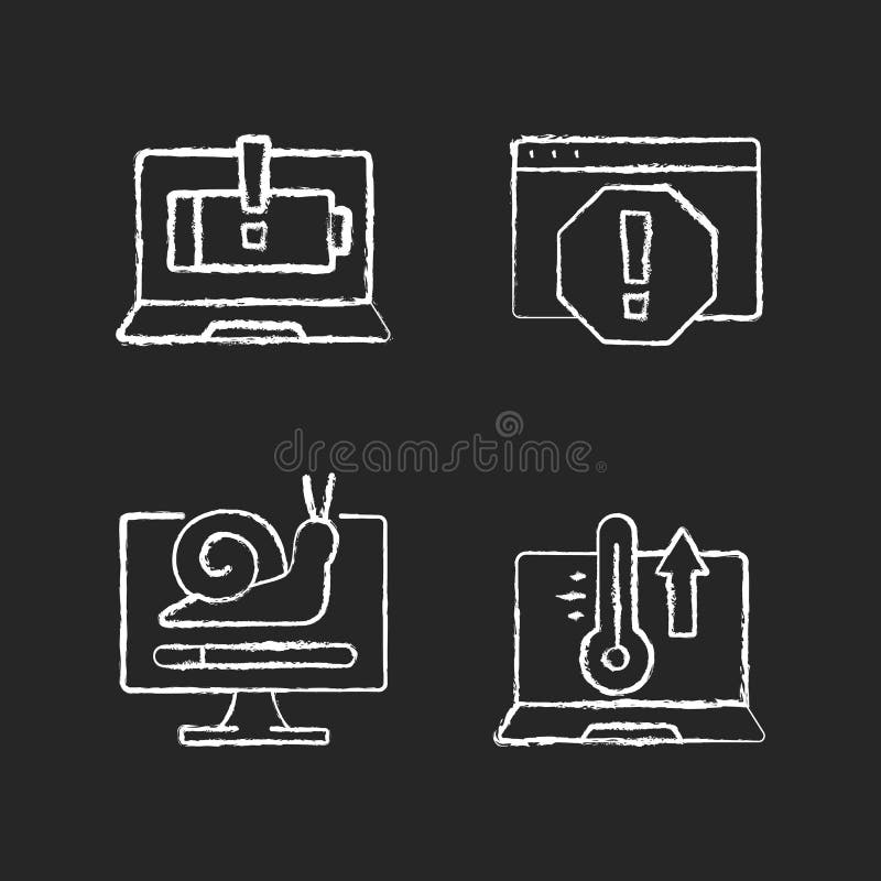 Overheating Computer Stock Illustrations – 185 Overheating Computer ...