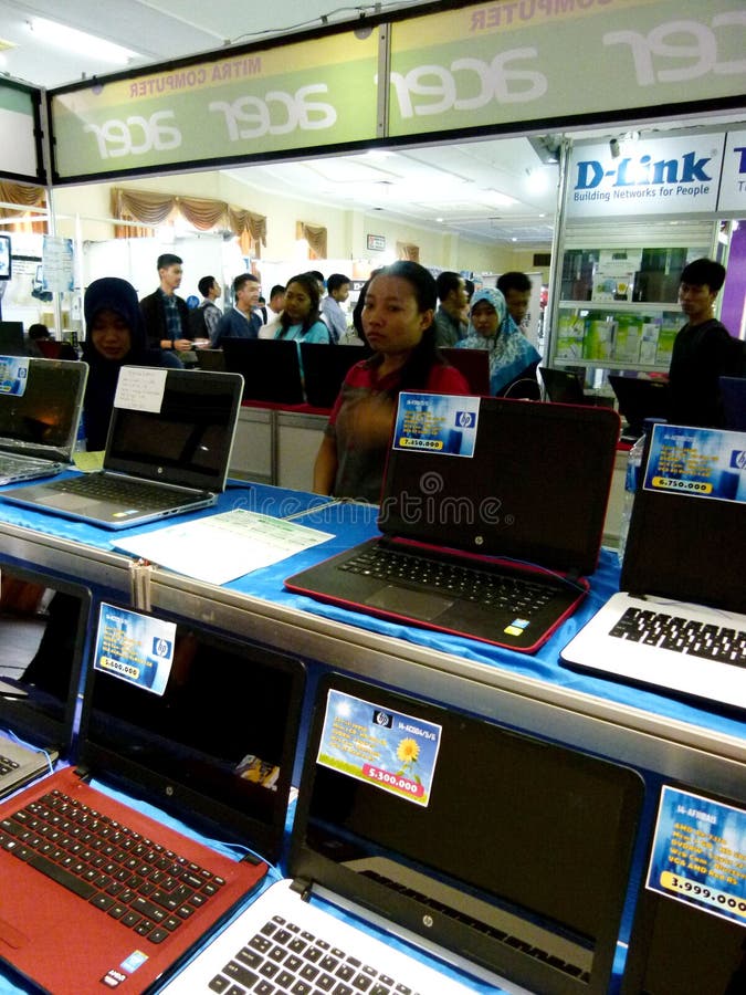 Computer exhibition editorial stock photo. Image of java - 69275218