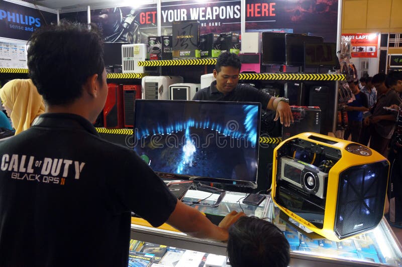 Computer exhibition editorial photography. Image of exhibition - 47685567