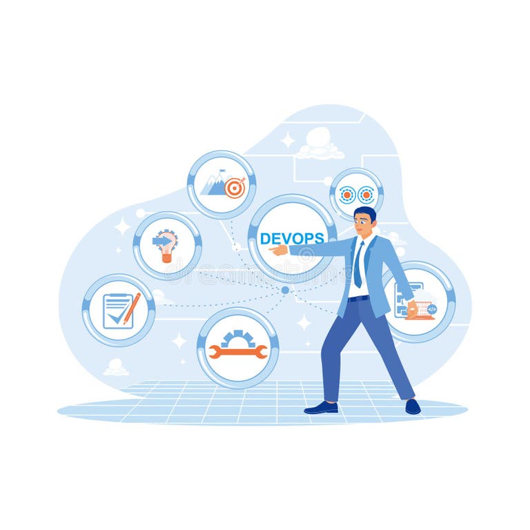 Devops Button Stock Illustrations – 111 Devops Button Stock Illustrations, Vectors & Clipart ...