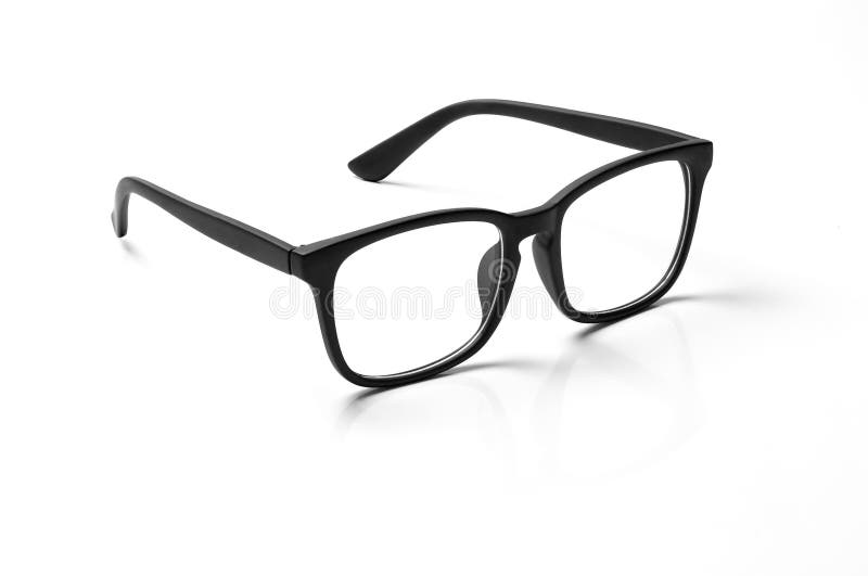 Computer with Eyeglasses and Cup Stock Photo - Image of item, business ...