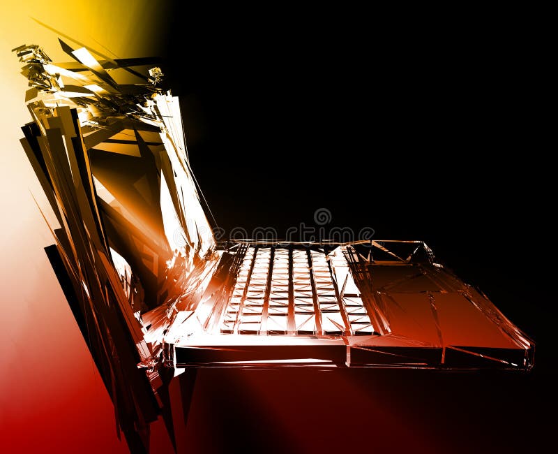 Computer failure breakdown stock illustration. Illustration of failure ...