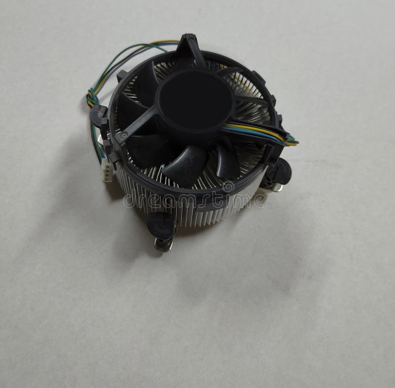 Computer Fan for Cooling System Stock Image - Image of speed, flow ...