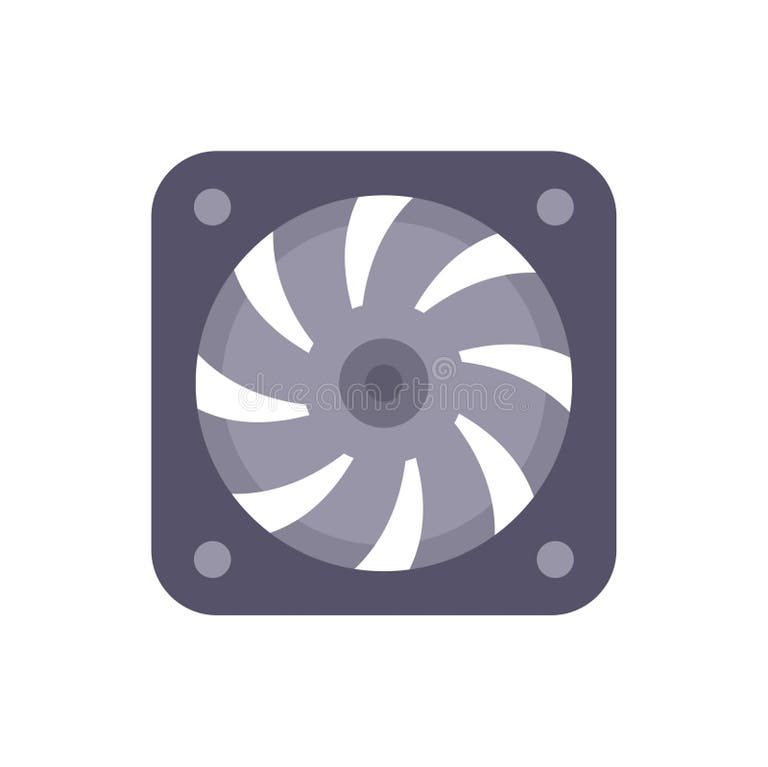 Computer Fan Cooling System Keeping Computer Hardware Cool Stock ...
