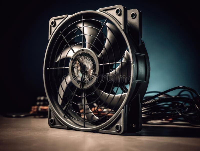 A Computer Fan Used To Keep Components Cool and Prevent Overheating ...