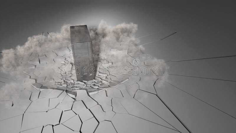 Computer Fell on the Floor and Broke it Stock Footage - Video of ...