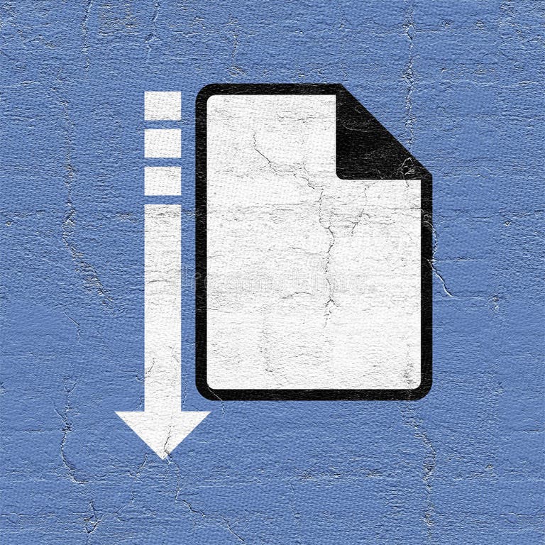 Computer file icon stock illustration. Illustration of design - 97163553