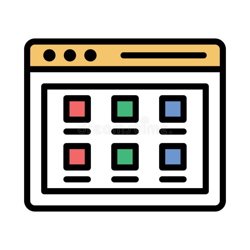 Computer Fill Inside Vector Icon Which Can Easily Modify or Edit Stock ...