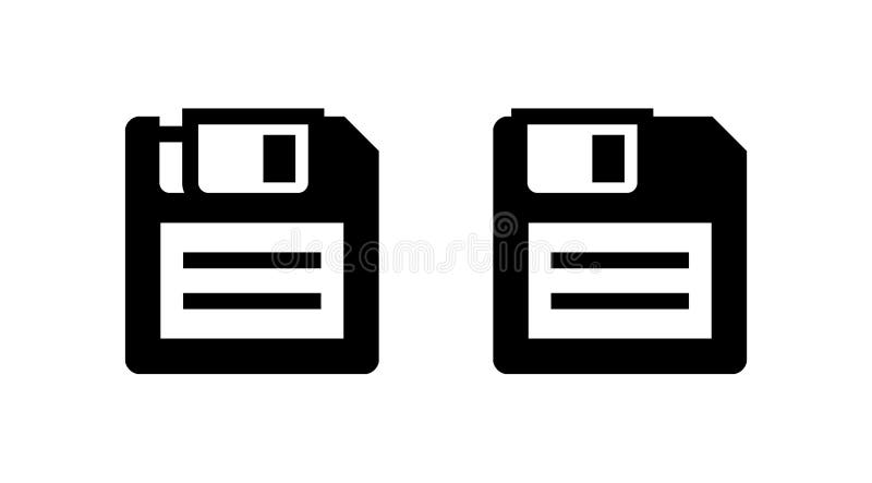 Floppy Disk (diskette) Icon. Symbol of Conservation or Information ...