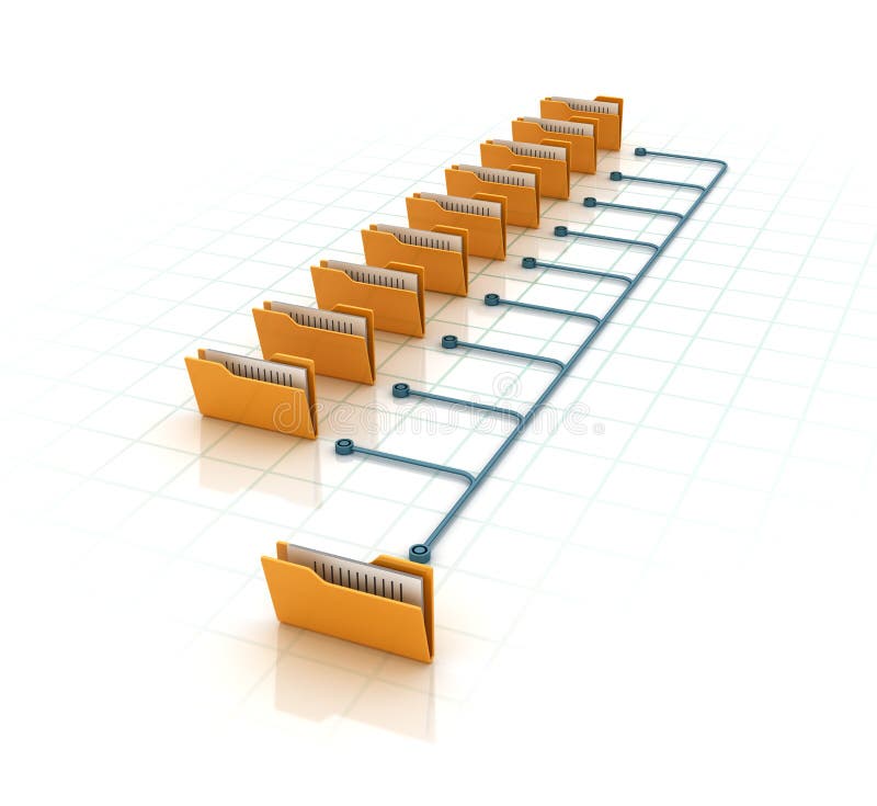 Computer Folders stock illustration. Illustration of website - 153721008