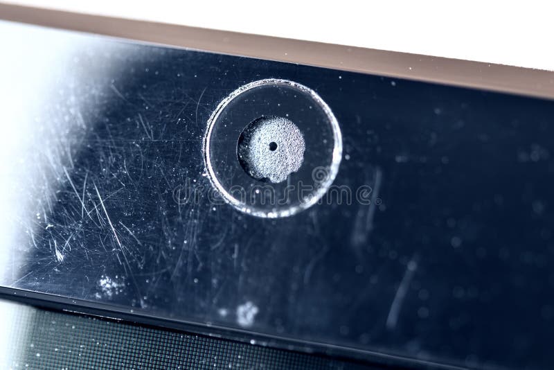 Computer front camera lens stock photo. Image of internet - 114713364