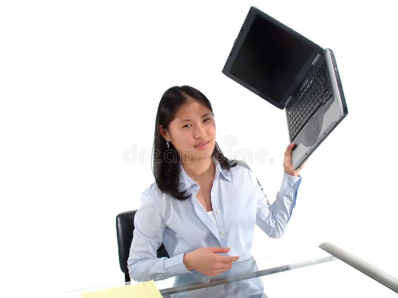 Computer Frustration stock photo. Image of computer, technology - 61796