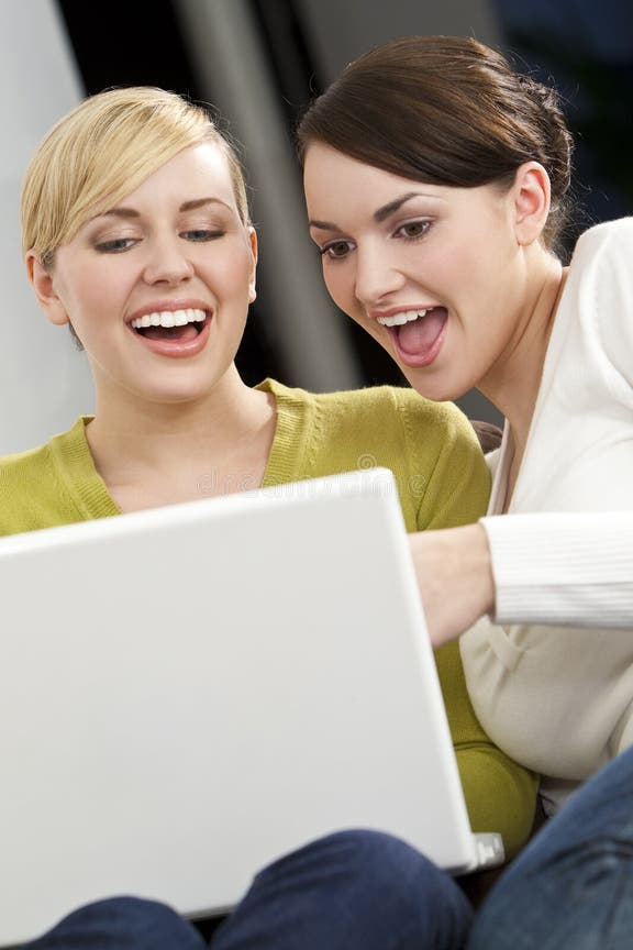 Computer Fun stock image. Image of laughing, surprise - 8467101