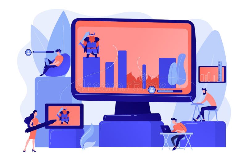 Videogame Development Stock Illustrations – 304 Videogame Development ...