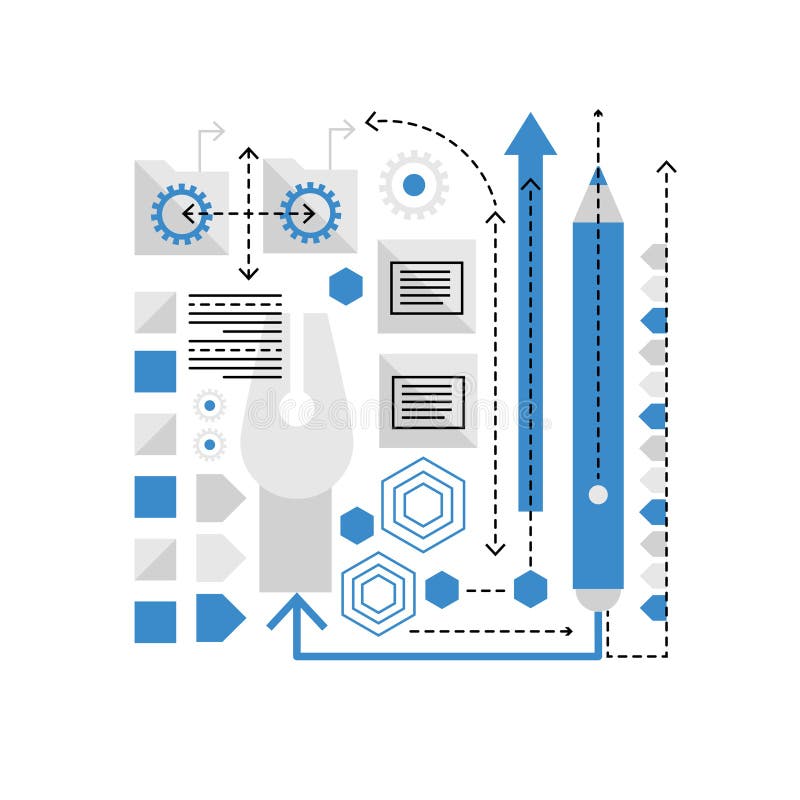 Computer games development stock vector. Illustration of play - 286348153