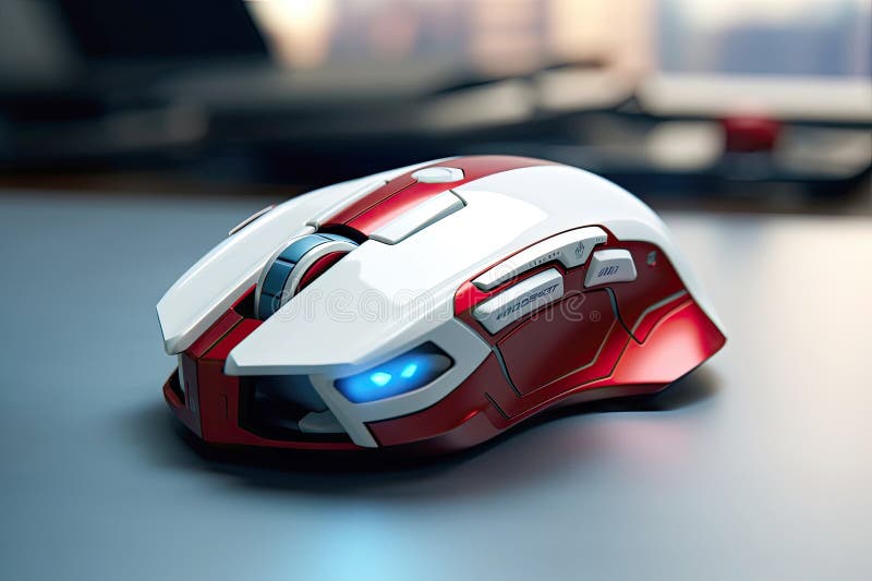 Computer Gaming Mouse Future Technology Stock Image - Image of mousepad ...