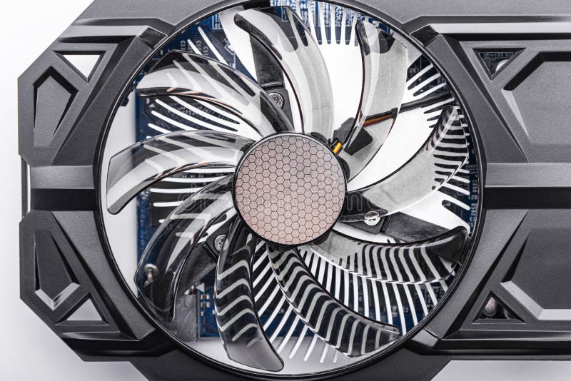 Computer Gaming Powerful Modern Graphic Card Stock Image - Image of ...