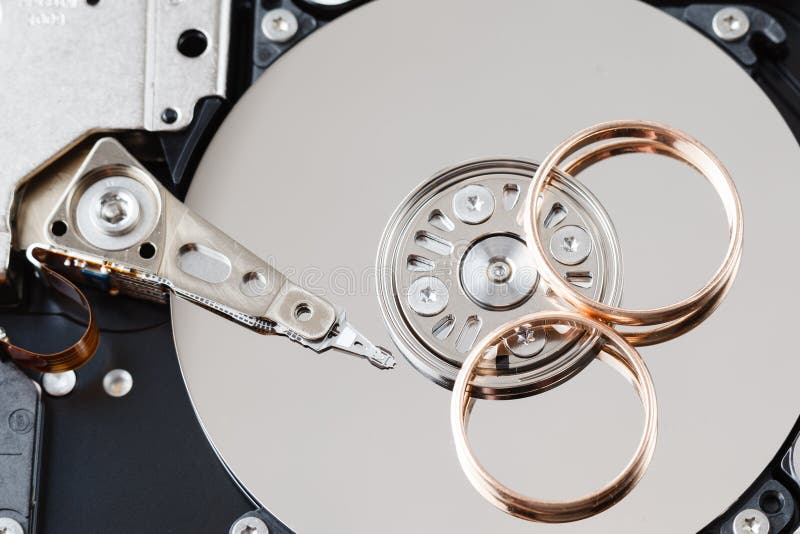 Computer Geek Wedding Decoration Concept Stock Photo - Image of symbol ...