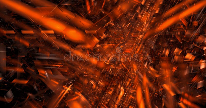 Computer Generated Abstract Tehnology Image. Three-dimensional 3D ...