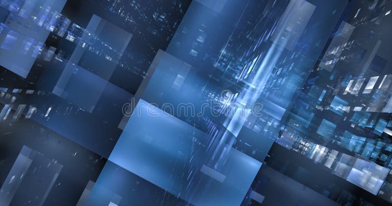 Computer Generated Abstract Tehnology Image. Three-dimensional 3D ...