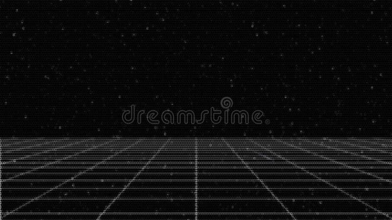 Computer Generated Animated Moving Motion Background Showing City ...