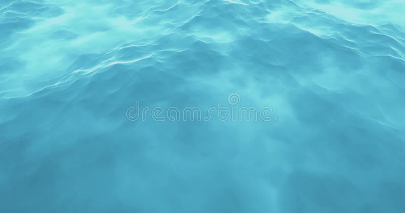 Computer-generated Animation of Blue Sea Waves Stock Footage - Video of ...