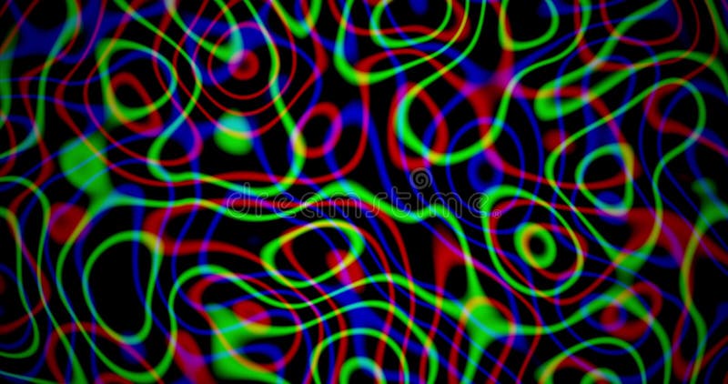 Computer Generated Animation Showing Abstract Repetitive Patterns Stock ...