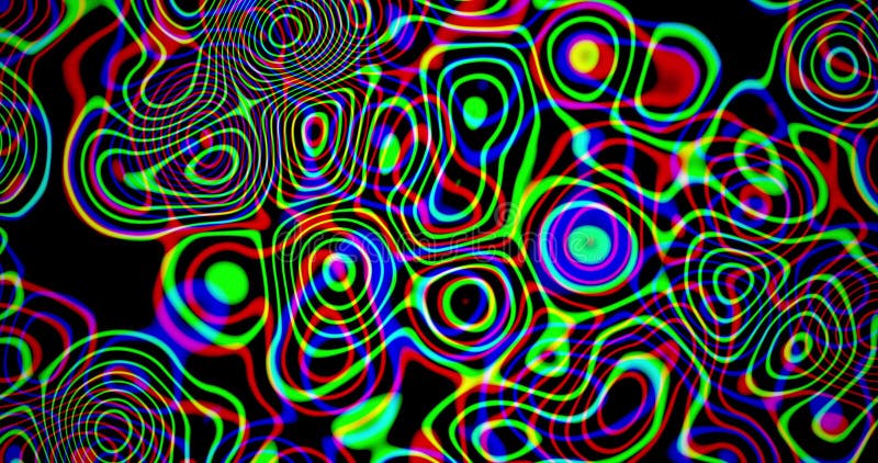 Repetitive Abstract Multicolored Patterns Moving Stock Footage - Video ...