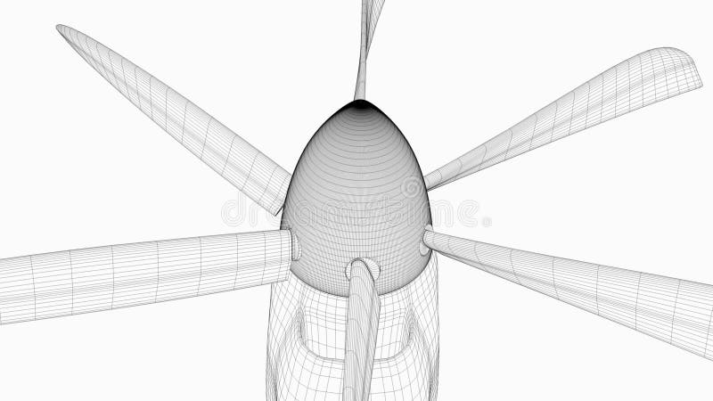 Turbo Jet Engine Front View. Stock Video - Video of aviation, technical ...