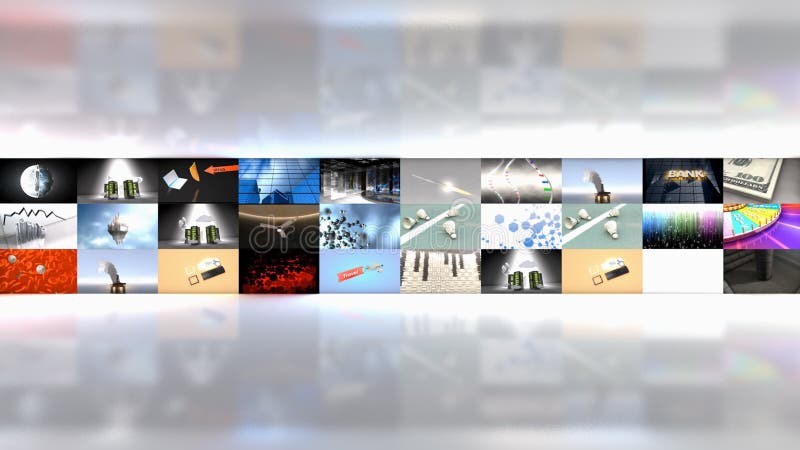 Collage of video clips stock video. Video of combine - 204120443