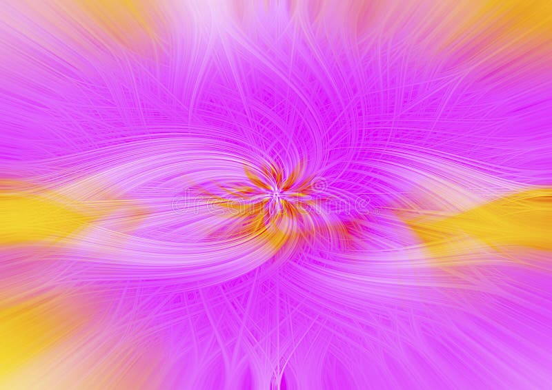 Computer Generated Colour Lines Stock Illustration - Illustration of ...