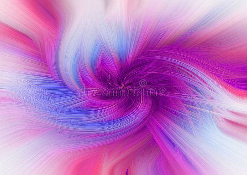 Computer Generated Colour Lines Stock Illustration - Illustration of ...