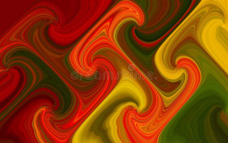 Computer Generated Colour Lines Stock Illustration - Illustration of ...